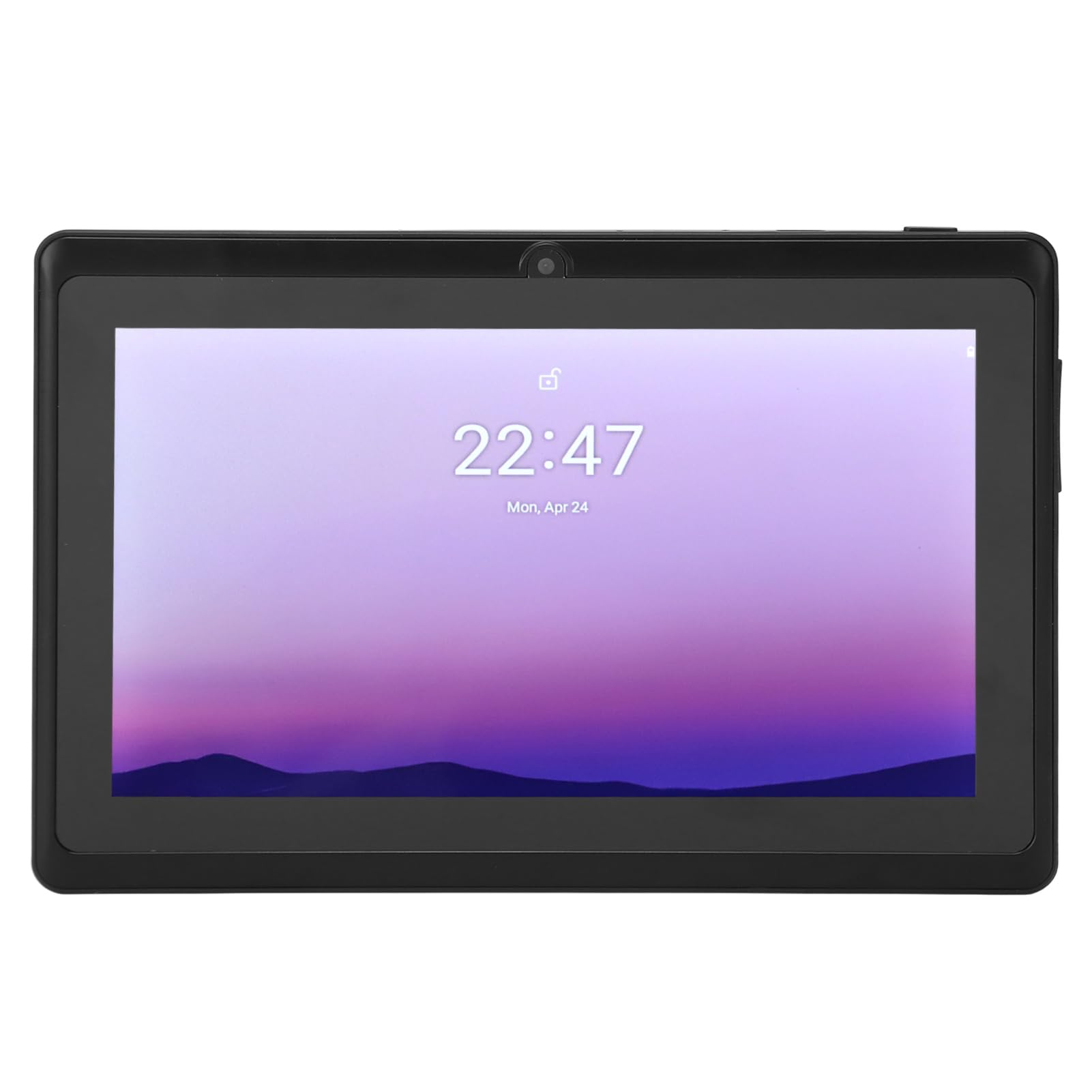 fannay Toddler Tablet, 1024x600 Quad Core Processor 7 Inch Kids Tablet 3D Design 110-240V, 10 with Protective Cover for Entertainment (US Plug)