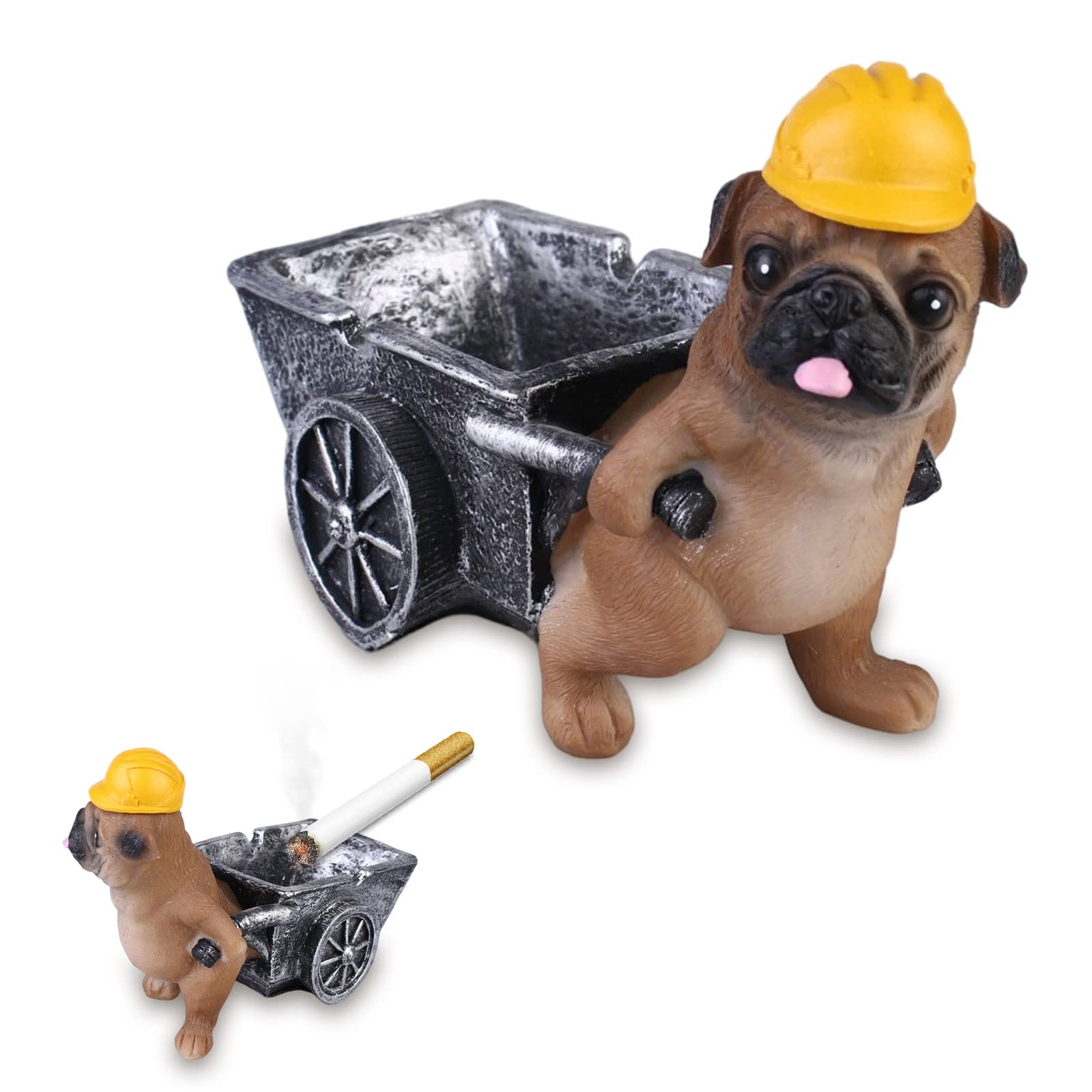 Creative Ashtray Funny Ashtray Ash Tray: Ash Tray Sets for Weed, Outside Ashtray, Cute Funny Dog Shape Ash Tray Set, Unique Ashtray for Patio Home Office, Great Gift for Men Women