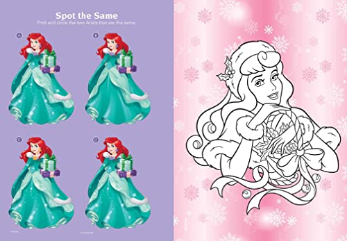 Disney Princess: Tis the Season to Sparkle: Color & Craft with 4 Big Crayons and Stickers