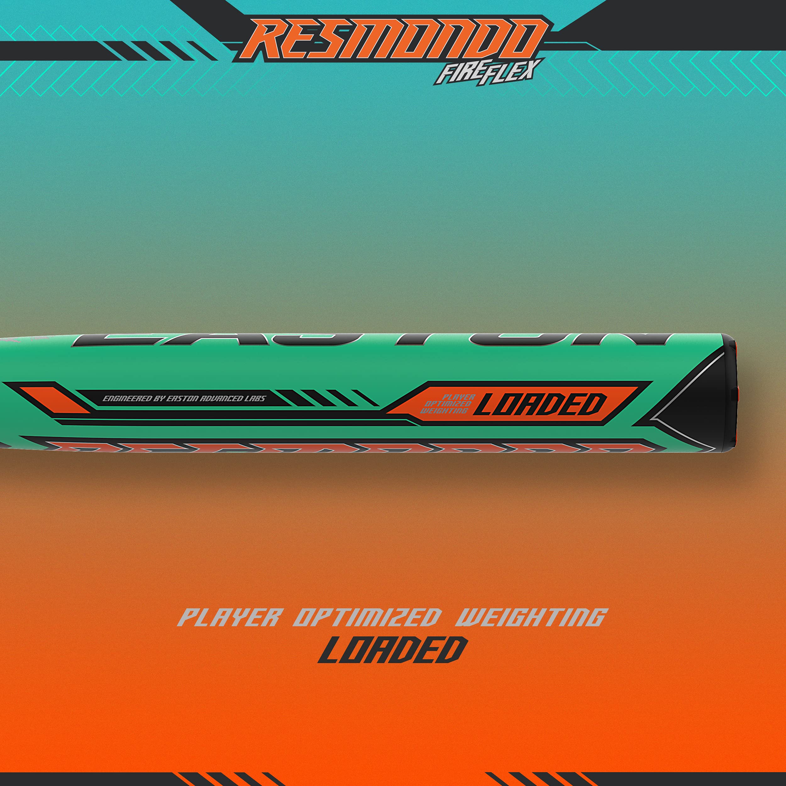 Easton RESMONDO Softball Bat, End Loaded, 12.75 in Barrel, USSSA, ISA & NSA, 34in x 26.5oz