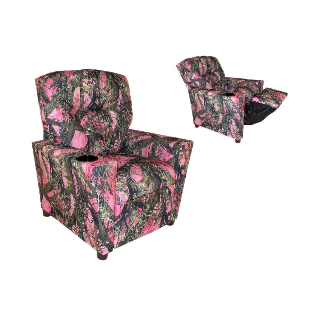 Dozydotes Cup Holder Recliner in True Timber MC2 Pink Camouflage