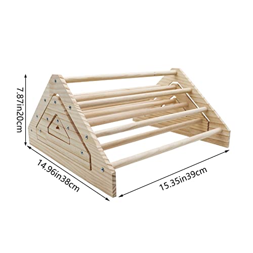 Wooden Chicken Perch for Chick, Funny Toys for Chick, Chick Stand Training Perch Toy, Perch Pole for Chicken Coops and Brooders, Wooden Chick Toys Perch for Chicken Coop Young Birds