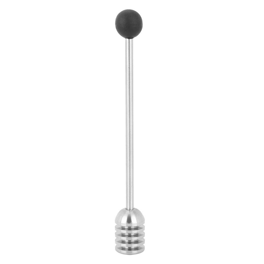 Fdit 6" Honey Dipper Stick 304 Stainless Steel Honey Dipper Stirrer Mini Honey Spoon Dippers Kitchen Mixing Stiring and Dipping Tool(Black)