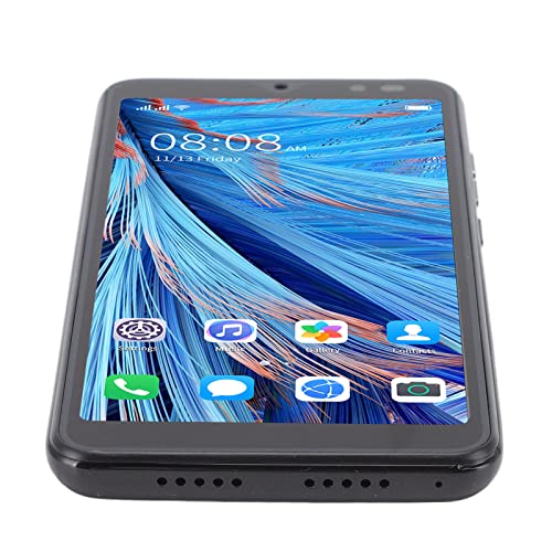 Zyyini Unlocked Cell Phone, 5.45 Inch 2GB RAM 32GB ROM, Android Smartphone Support Face Recognition Dual SIM Dual Standby Mobile Phone for Rino8 Pro(Black)
