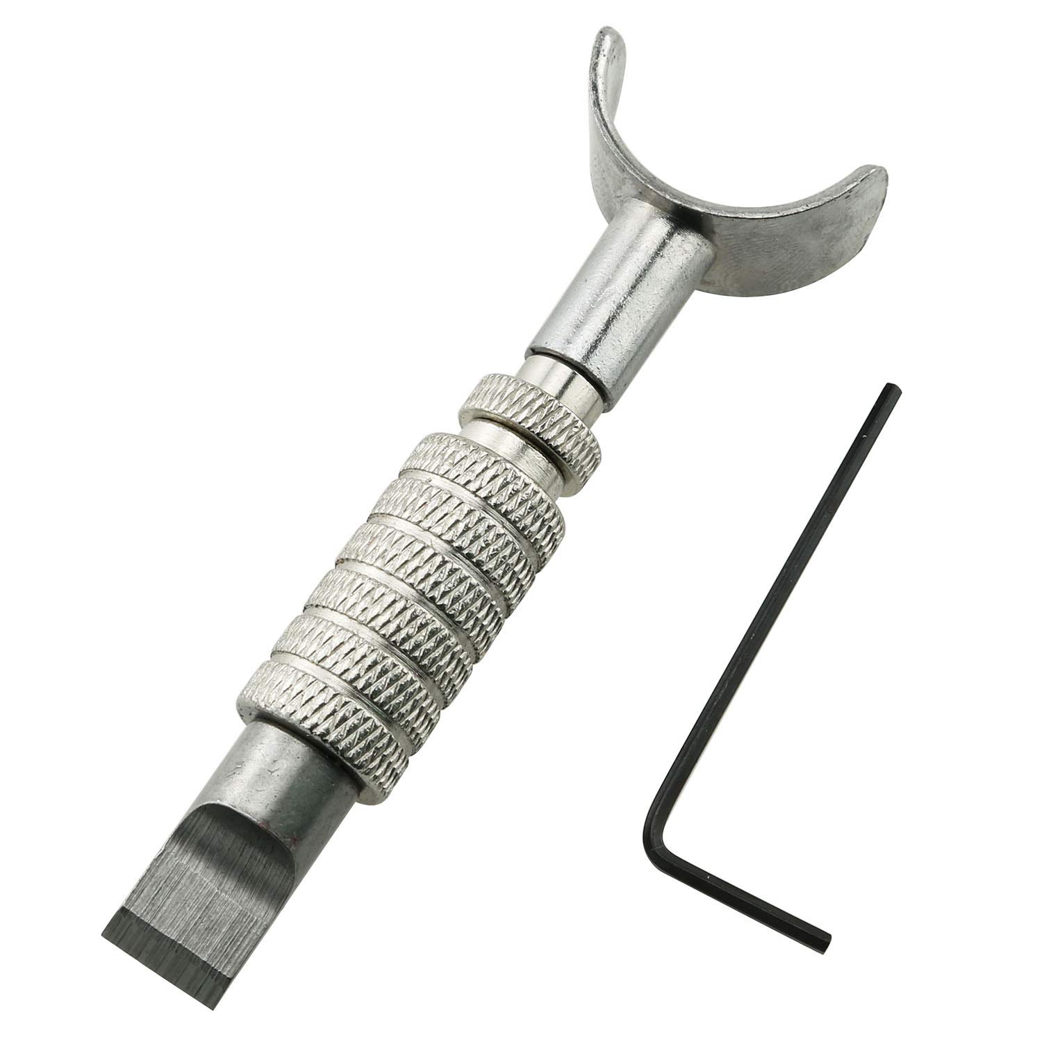 Tegg Swivel Knife Stainless Steel Precision Leathercraft Swivel Knife with Straight Blade Leather Cutting Tool