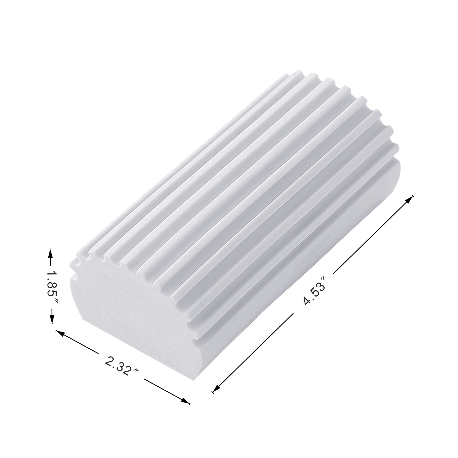 Damp Clean Duster Sponge, Sponge Cleaning Brush, PVA Sponge, Duster for Cleaning Blinds, Glass, Baseboards,Vents, Railings, Mirrors, Window Track Grooves and Faucets