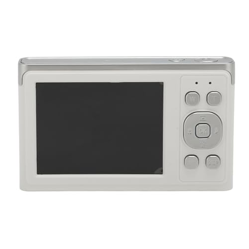 Digital Camera, 16X Zoom 2.88 Inch IPS 4K Video Output Digital Zoom Camera for Travel (White)