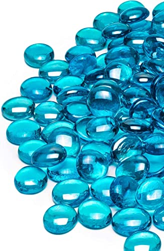 GASPRO 30-Pound Fire Glass Beads - 1/2-Inch Luster Fire Glass for Fireplace, Fire Pit, Endless Summer Fire Pit Table, Outland Living Fire Pit Table,Bond Canyon Fire Pit Table and More