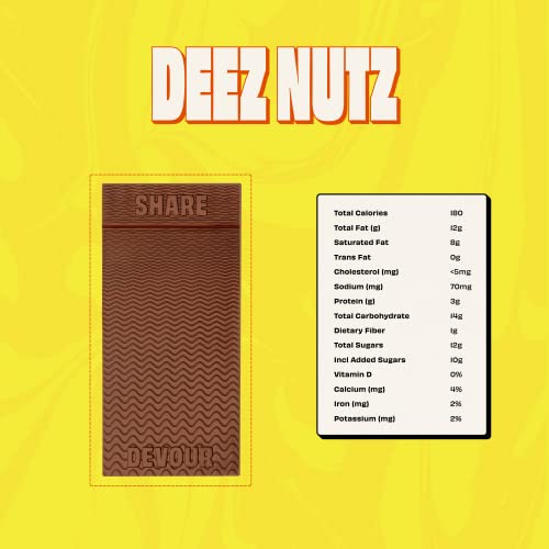 Feastables MrBeast Milk Chocolate Bars with Peanut Butter - Deez Nuts - Made with Grass-Fed Milk Chocolate and Organic Cocoa. Only 7 Ingredients, 10 Count