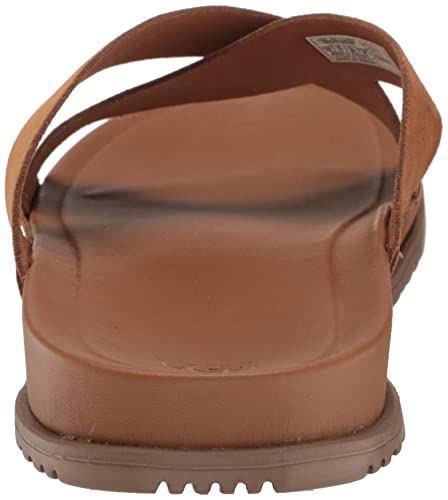 UGG Men's WAINSCOTT Slide Sandal, Chestnut Suede, 10