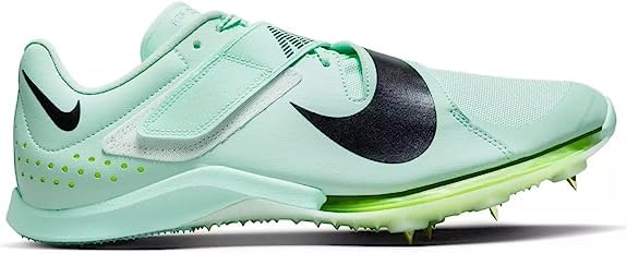Nike Air Zoom Mens LJ Elite DR9924-300 Long Jumping Shoes Track Spikes Size 10 US Green