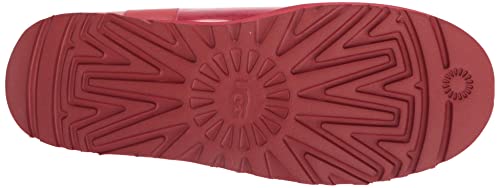 UGG Women's Classic Clear Mini Fashion Boot, Samba Red, 7