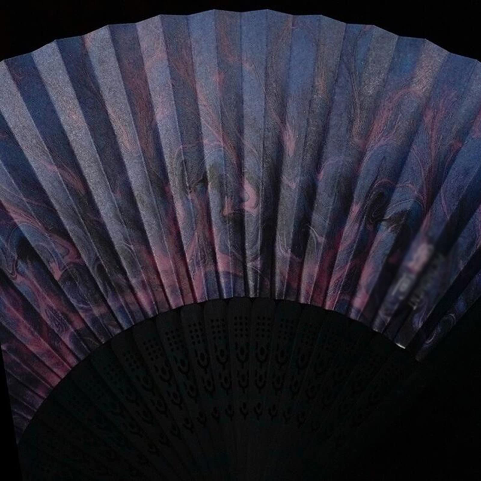ERTUO Hand-Painted Pattern Folding Fan Dance Accessories Chinese Hanfu Kimono Fan Trendy