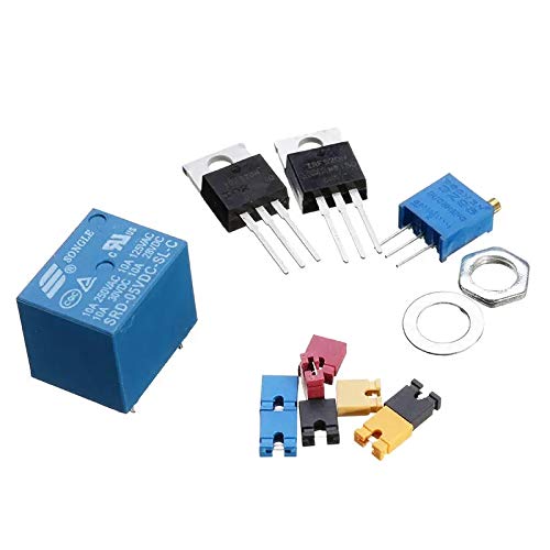 DDIY Electronic Components Basic Entry Electronic kit with Bread Board Resistor Capacitor led Jumper Cable with Plastic Box Packaging Products Compatible with Arduino Board