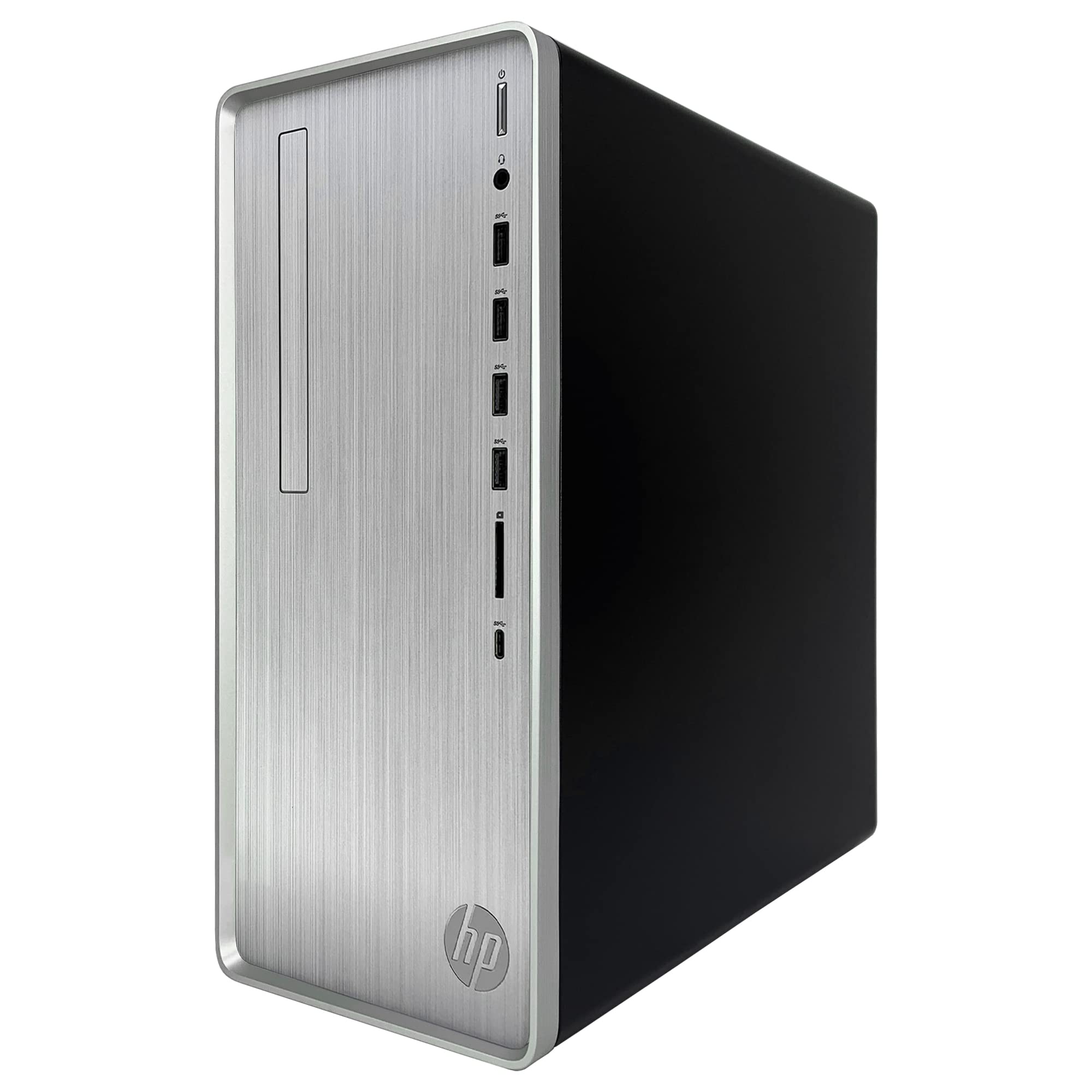 HP Pavilion TP01 Tower Desktop Computer - AMD Ryzen 3 5300G 4-Core up to 4.20 GHz Processor, 32GB DDR4 RAM, 1TB NVMe SSD + 2TB HDD, AMD Radeon Graphics, No Optical Drive, Windows 11 Pro