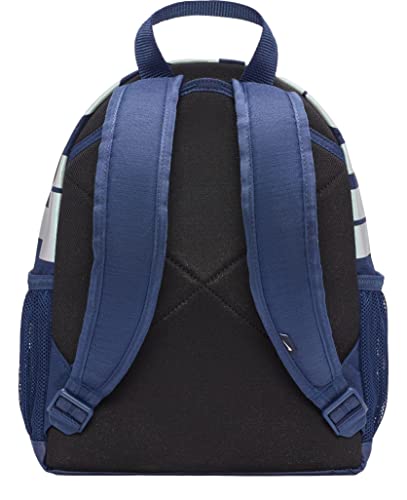 Nike Brasilia Just Do It Mini Backpack (Midnight Navy/Iridescent)