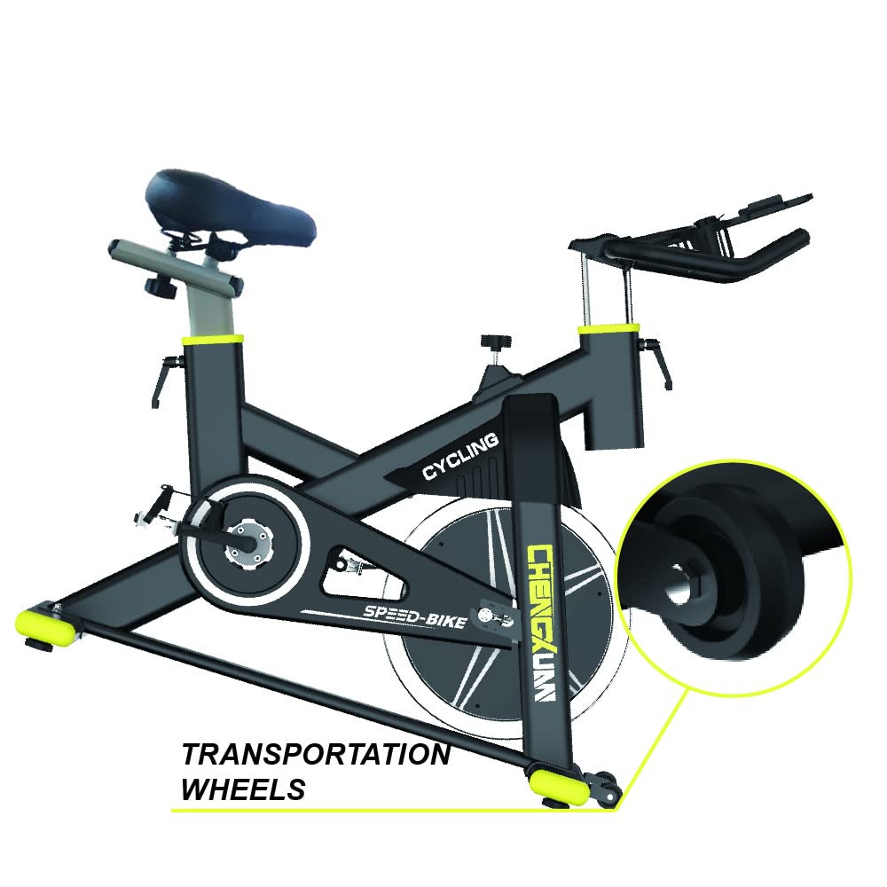 EASY BIG Stationary Exercise Bike with Bluetooth, Magnetic Resistance, 35lbs/16kg Flywheel, Comfortable Cushion for Home Cycling and Cardio Training