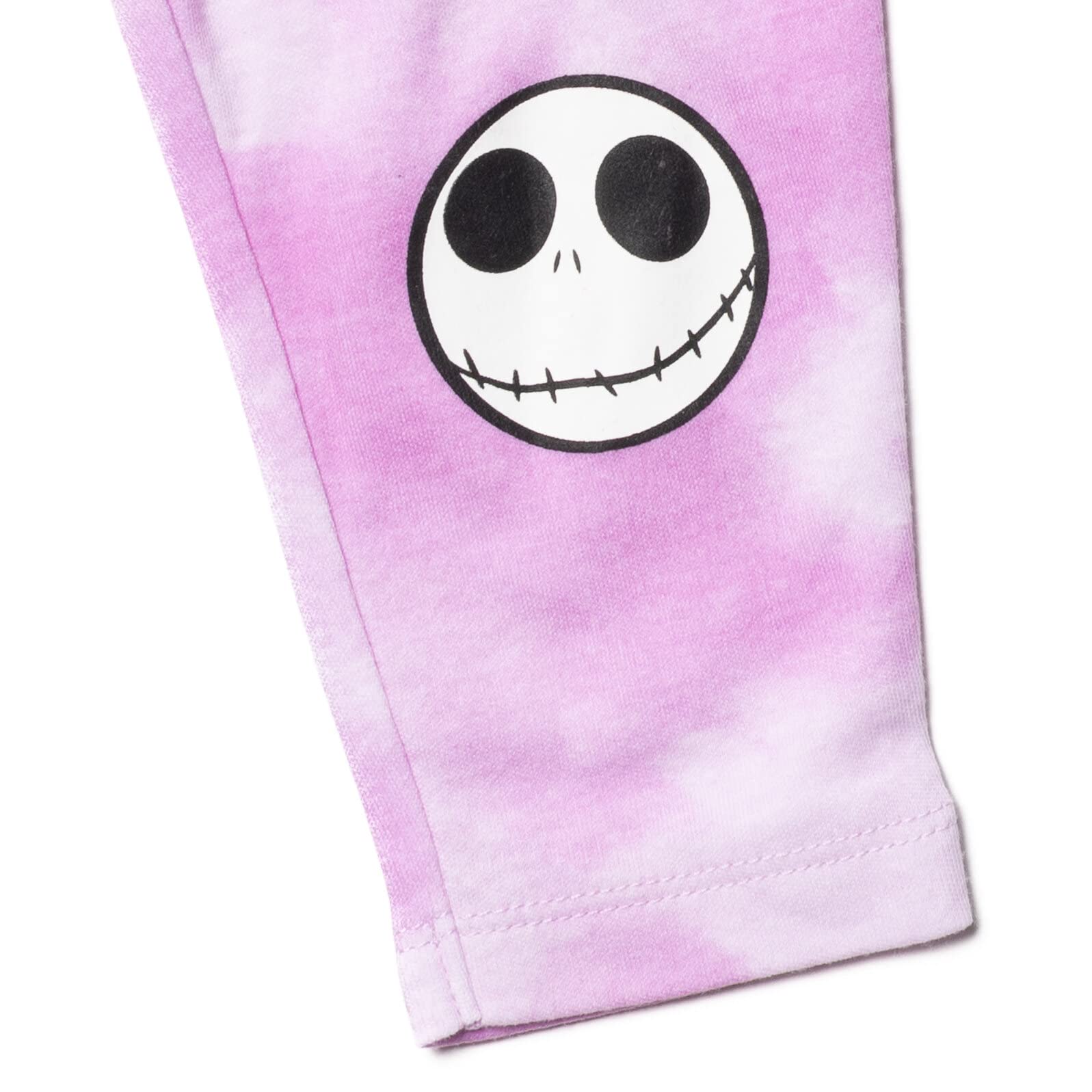 Disney Nightmare Before Christmas Jack Skellington Zero Infant Baby Girls 2 Pack Pants Purple/Black 3-6 Months