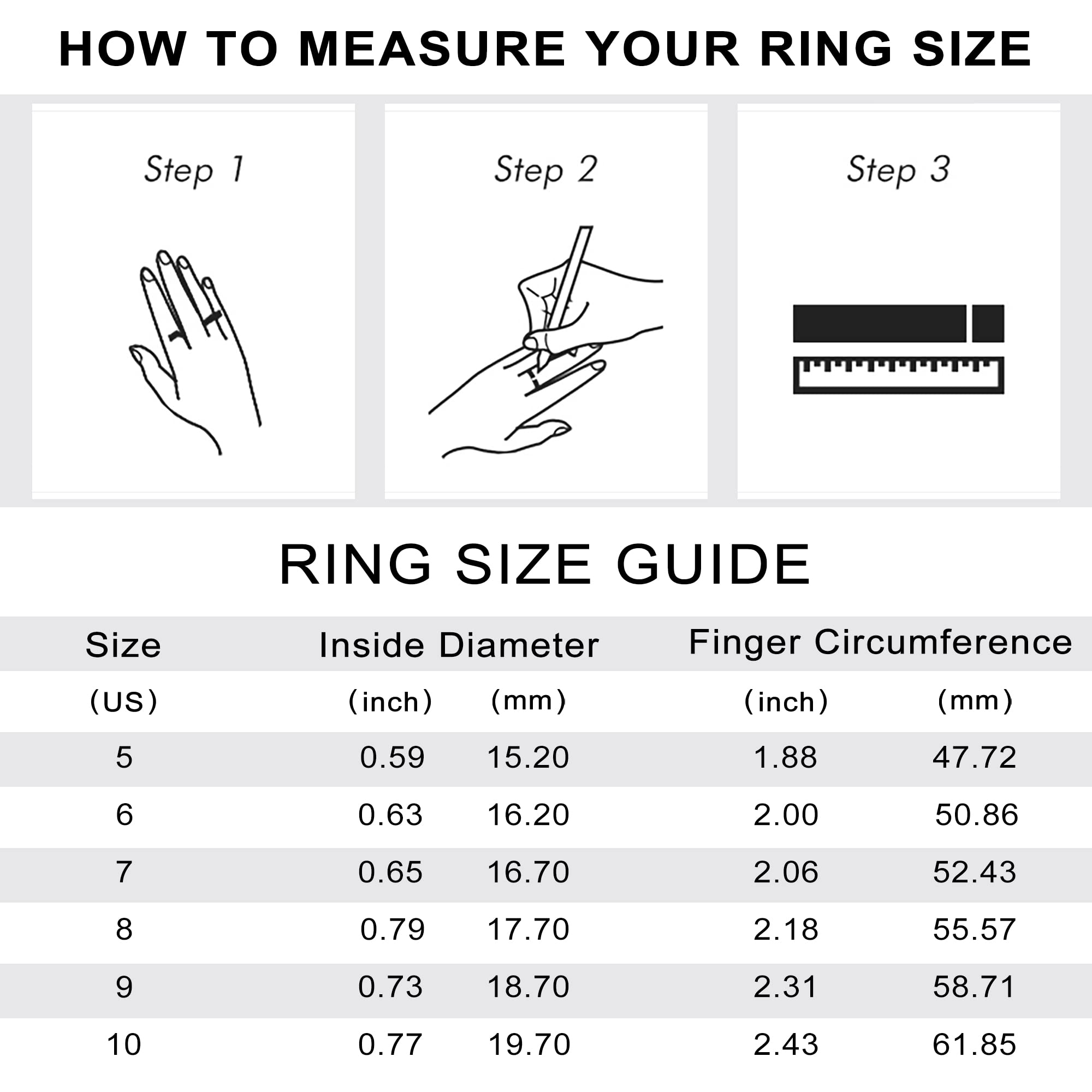 DANSOAN Knuckle Stacking Rings 3pcs 14k Gold Plated Stainless Steel Rings Set for Women Titanium Thin Stackable Finger Gold Rings for Girls
