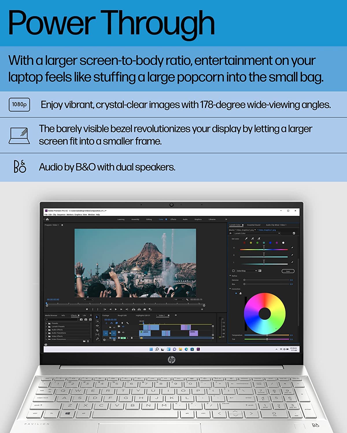 HP Stream 14 inch Laptop for Student and Business, Intel Quad-Core Processor, 16GB RAM, 64GB eMMC, 1-Year Office 365, 12H Long Battery Life, HD Webcam, Wi-Fi, Win 11 H in S Mode, with Wireless Mouse