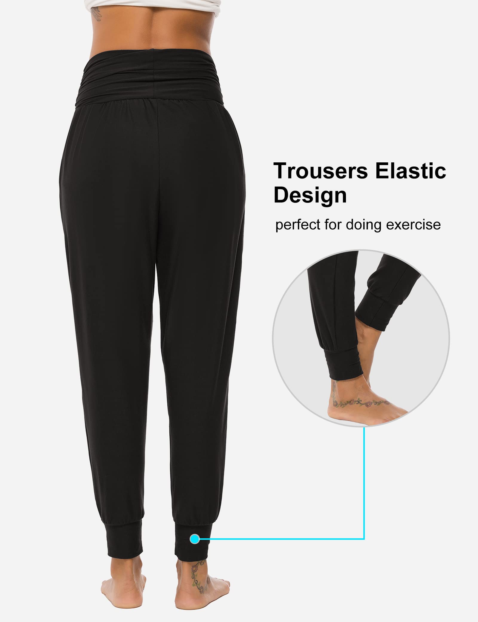 DIBAOLONG Womens Yoga Sweatpants Loose Workout Joggers Pants Comfy Lounge Pants with Pockets Colour 11 L