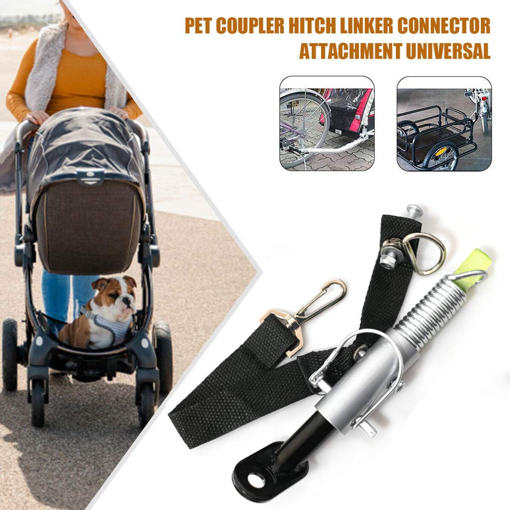 Farbetter Upgraded Bike Trailer Coupler Connector Hitch Baby Pet Hitch Linker Connector, Hitch Adapter Attachment, Bicycle Rear Rack Accessories