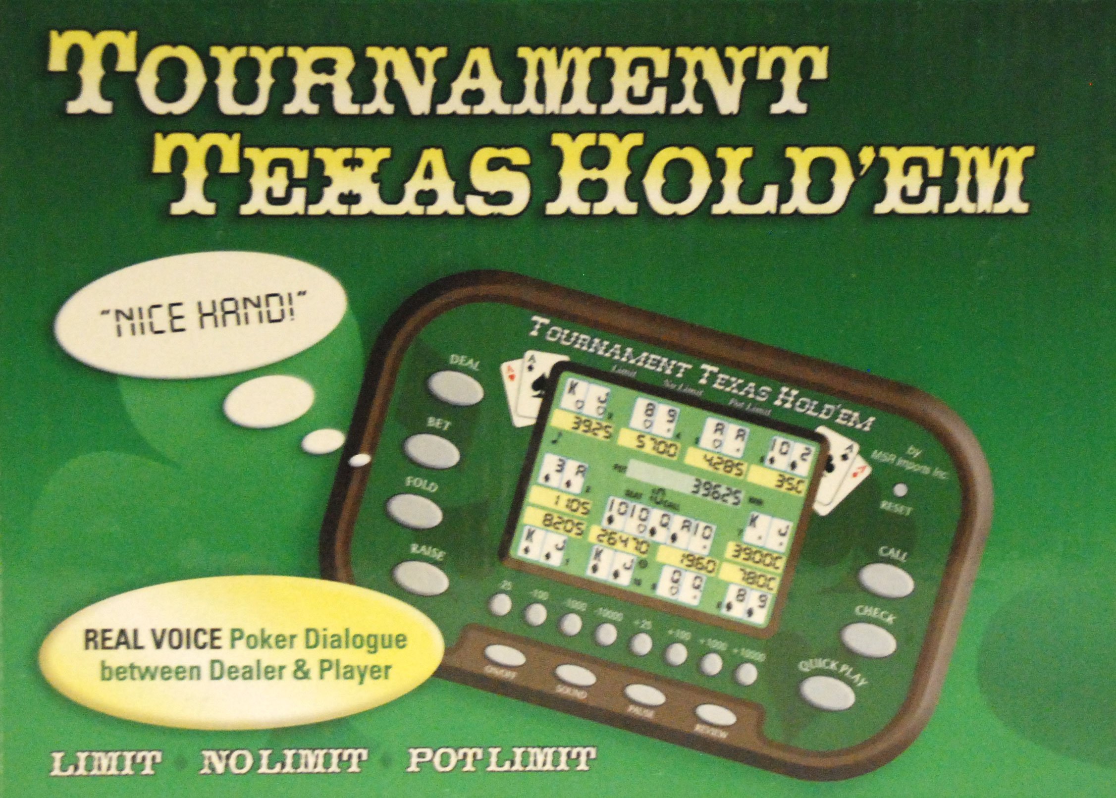 Tournament Texas Hold'Em Handheld Game