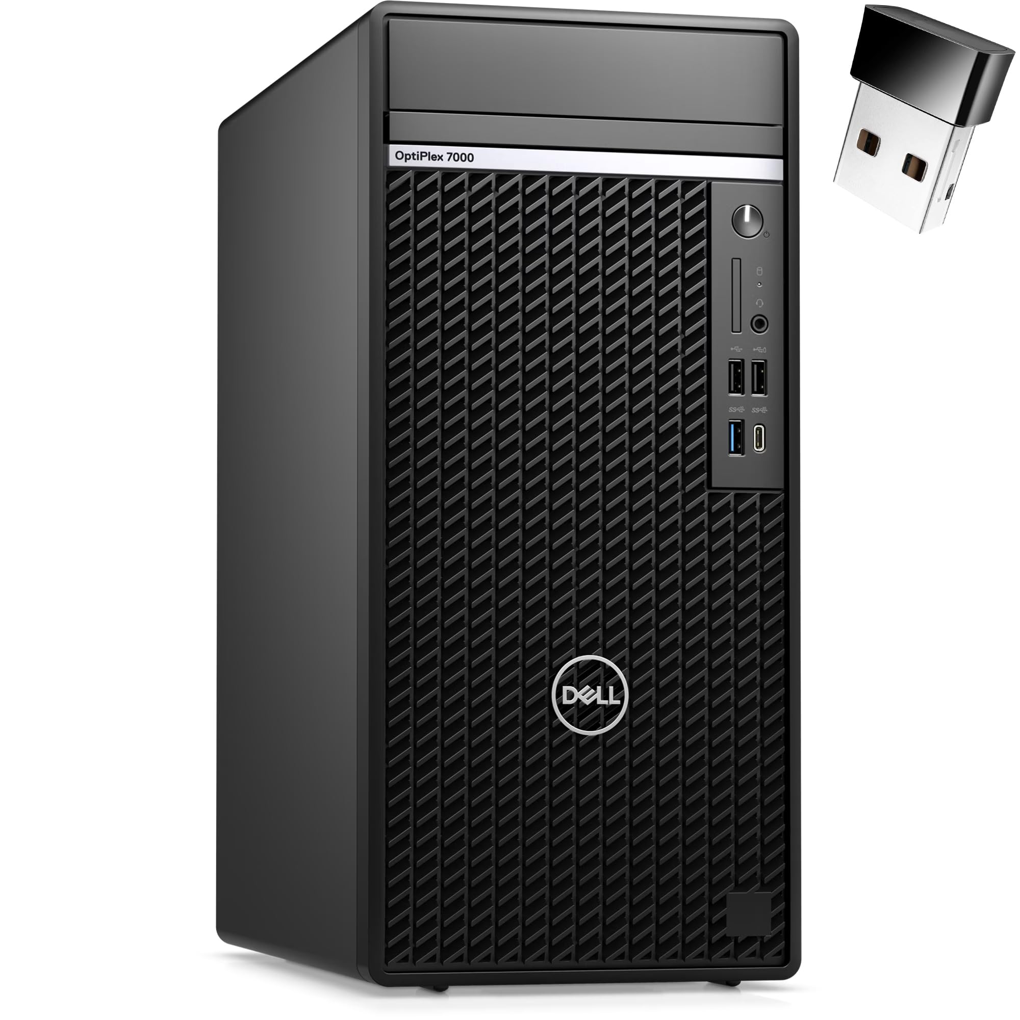Dell OptiPlex 7000 Tower Business Desktop Computer, 12th Gen Intel 12-Core i7-12700 to 4.9GHz, 32GB DDR5 RAM, 1TB PCIe SSD, WiFi 6, Bluetooth, Ethernet, Keyboard and Mouse, Windows 11 Pro