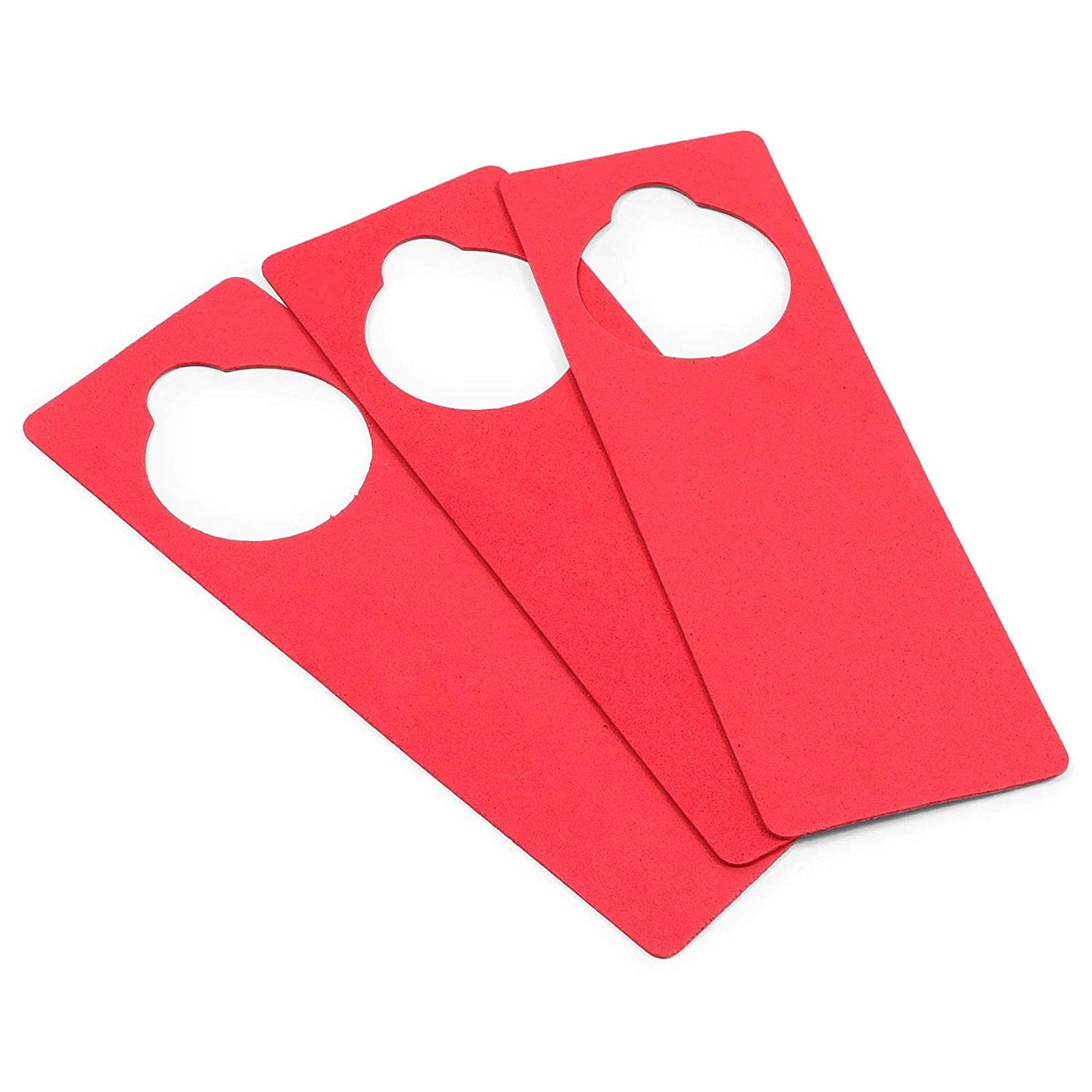 EVA Foam Door Hangers for DIY Crafts, 8 Colors (3.25 x 9.5 Inches, 24 Pack)