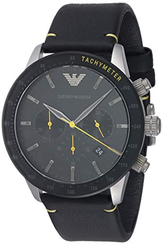 Emporio Armani Chronograph Quartz Black Dial Men's Watch AR11325