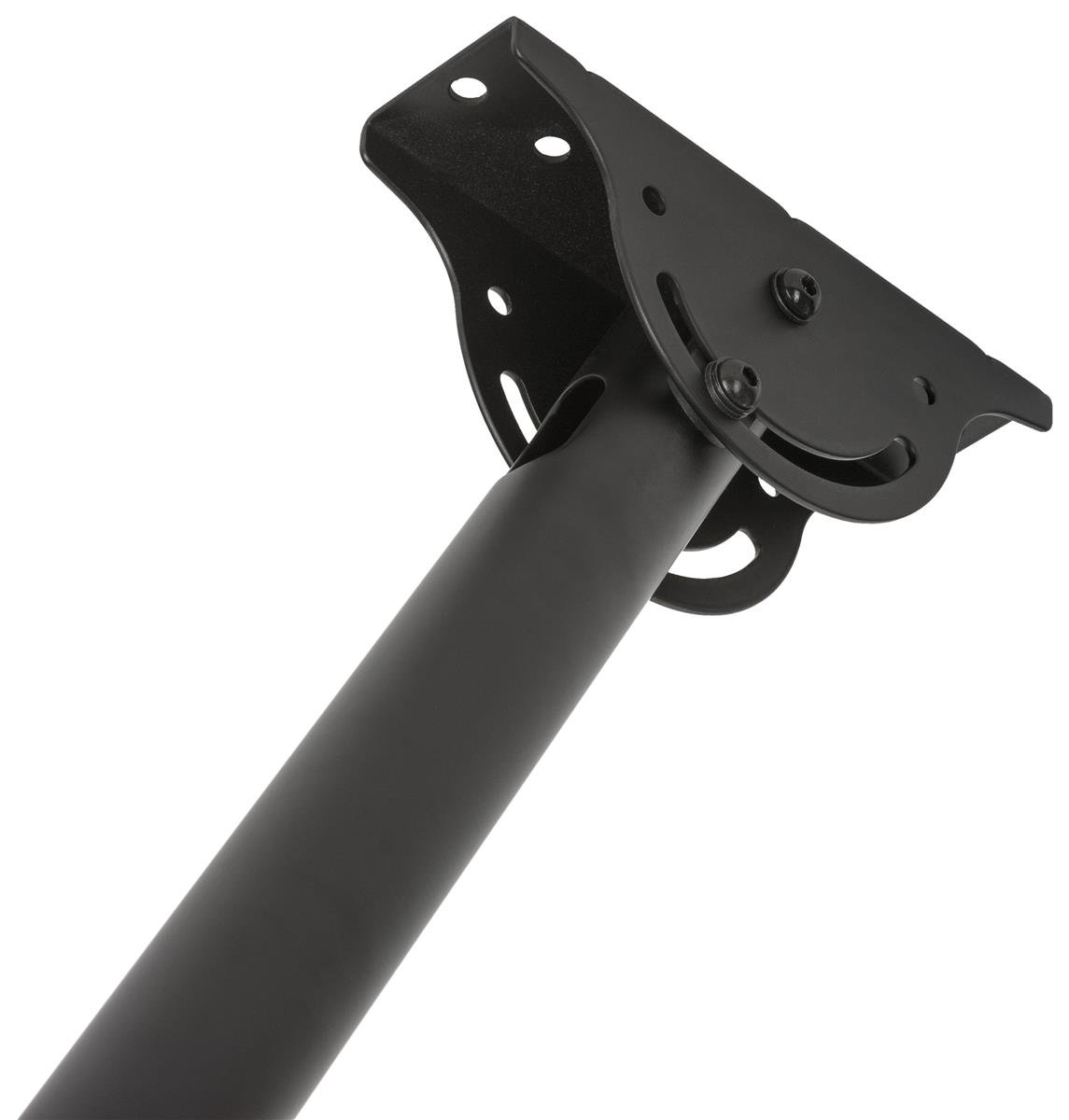 Displays2go SLC2342LBK TV Ceiling Mount Bracket for 23-42 Inch Screens, Swivel & Tilting, Adjustable, Black Steel