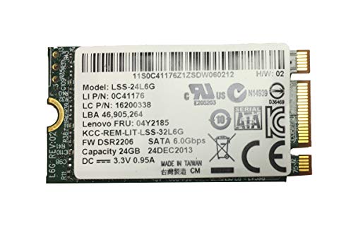 eDrive 24GB M.2 NGFF 2242 (42mm) SSD for Lenovo Laptop/PC Compatible FRU 45N8471 04Y2185