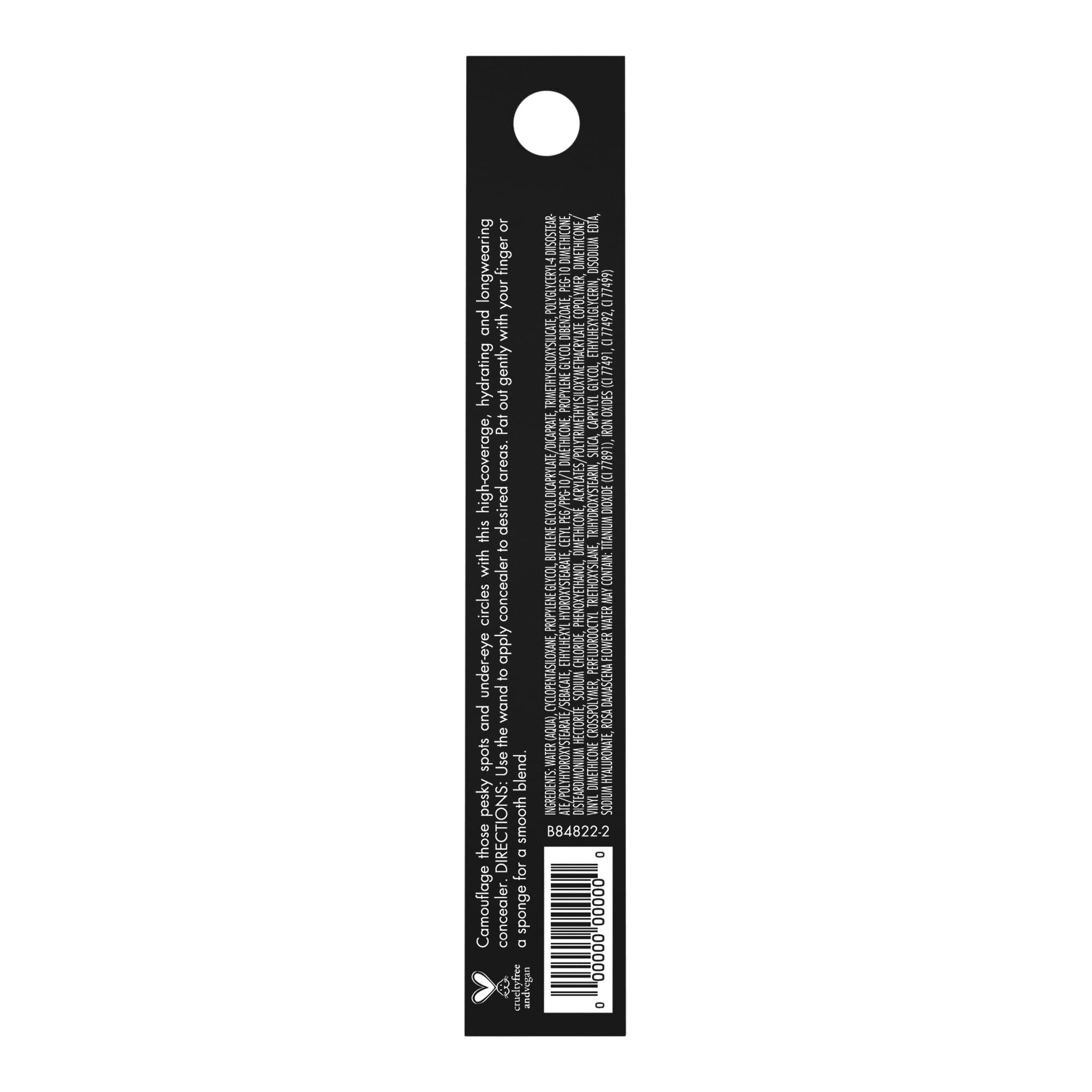 e.l.f., Hydrating Camo Concealer, Lightweight, Full Coverage, Long Lasting, Conceals, Corrects, Covers, Hydrates, Highlights, Fair Warm, Satin Finish, 25 Shades, All-Day Wear, 0.20 Fl Oz