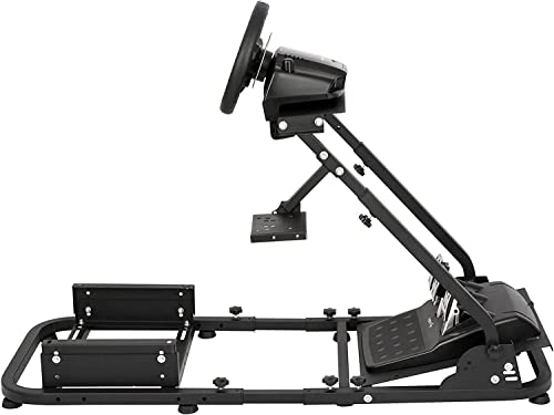 Dardoo Gaming Simulator Cockpit Square Tube Racing Steering Wheel Stand Compatible with Logitech G25 G27 G29 G920 G923, Thrustmaster PC PS4 Xbox without Steering Wheel, Pedal, Handbrake and Seat