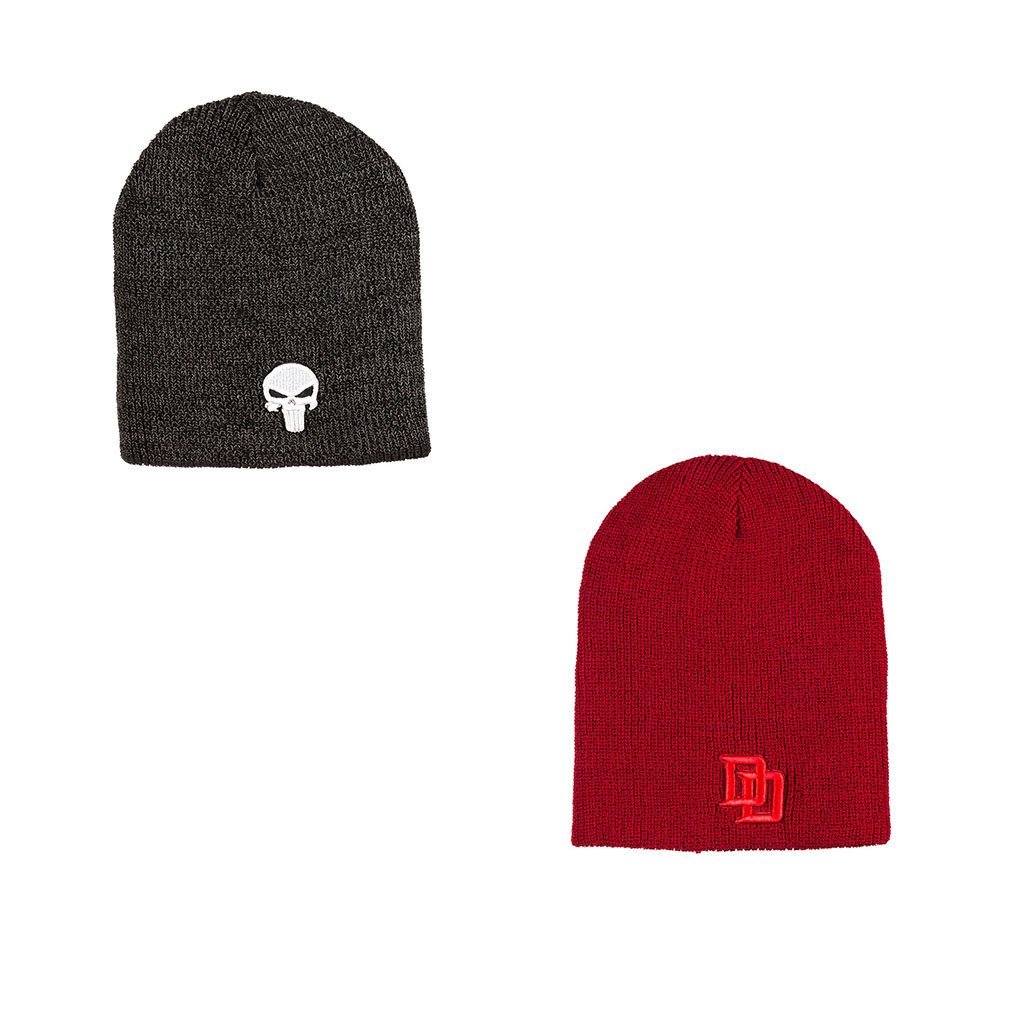 Daredevil Punisher Reversable Beanie Hat March 2016 Loot Crate Exclusive