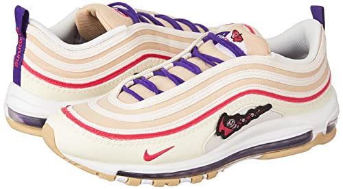 Nike Men's Air Max 97 Running Shoes, Sesame/Coconut Milk-phantom-el, 8.5