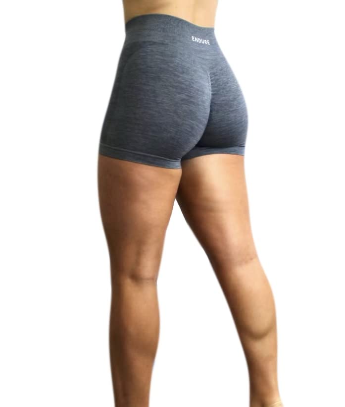 Endure Seamless 4.5" Exercise Active Women's Workout Scrunch Short Gym Yoga Running Exercise Shorts (as1, alpha, s, regular, regular, Mocha)