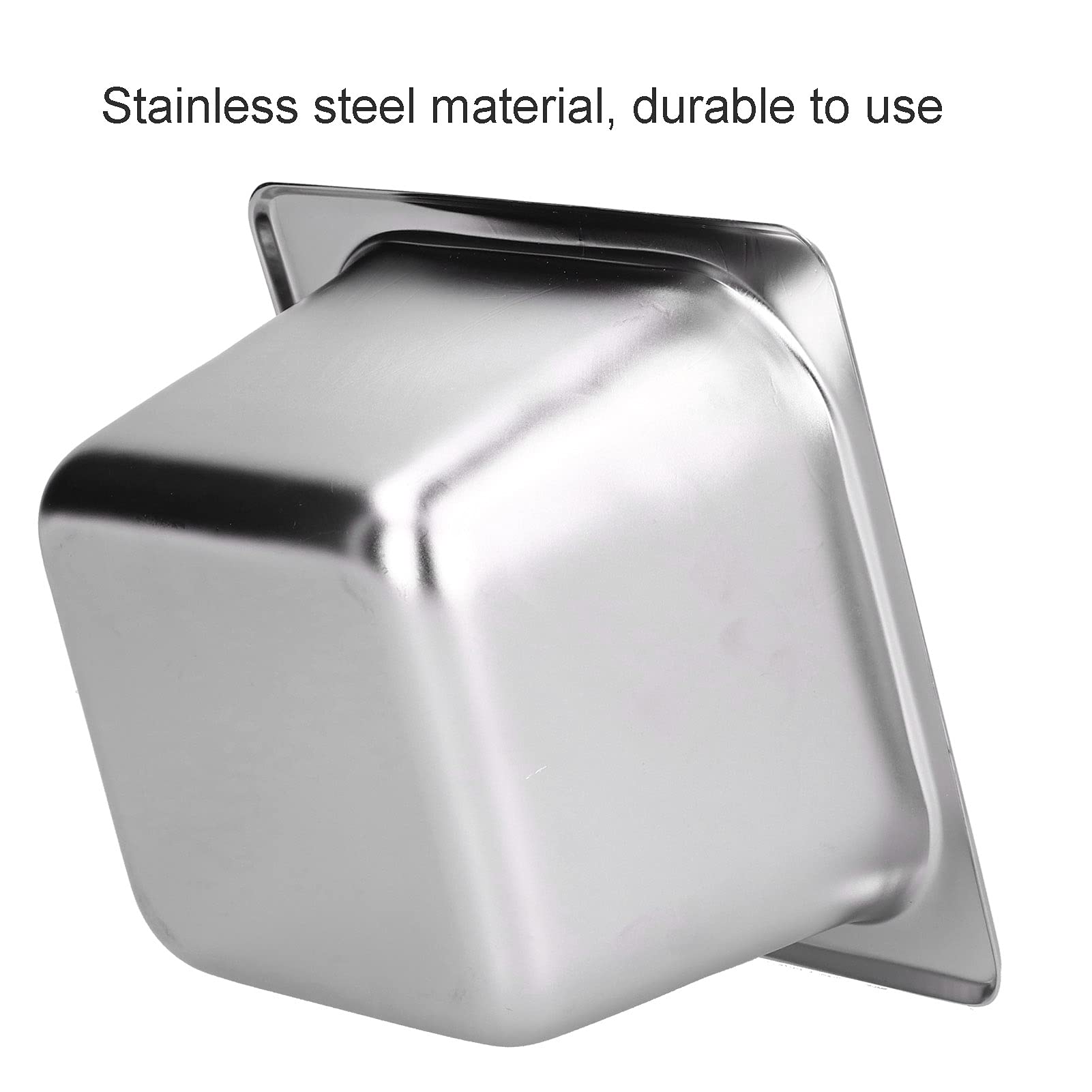Crazy Sales Stainless Steel Buffet Server, Stainless Steel Basin Easy to Hold for Home Canteen Meal Hotels Kitchens