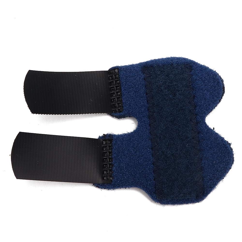 Finger Corrective Sleeve, Finger Splint Brace Corrective Sleeve Fixing Belt Straighten Broken Bent for Arthritis Pain, Sport Injuries, Basketball, Baseball, Bowling(Blue)
