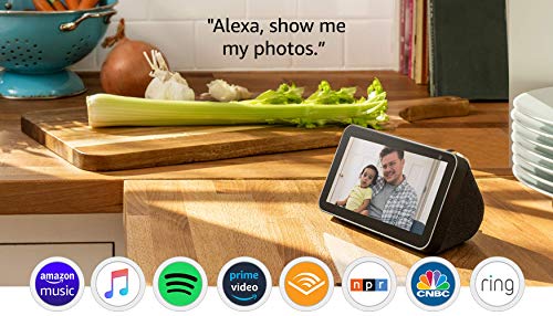 Echo Show 5 | Sandstone with Sengled Bluetooth Smart Color Bulb | Alexa Smart Home Starter Kit