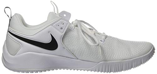 Nike Men's Volleyball Shoes, White, 10 UK