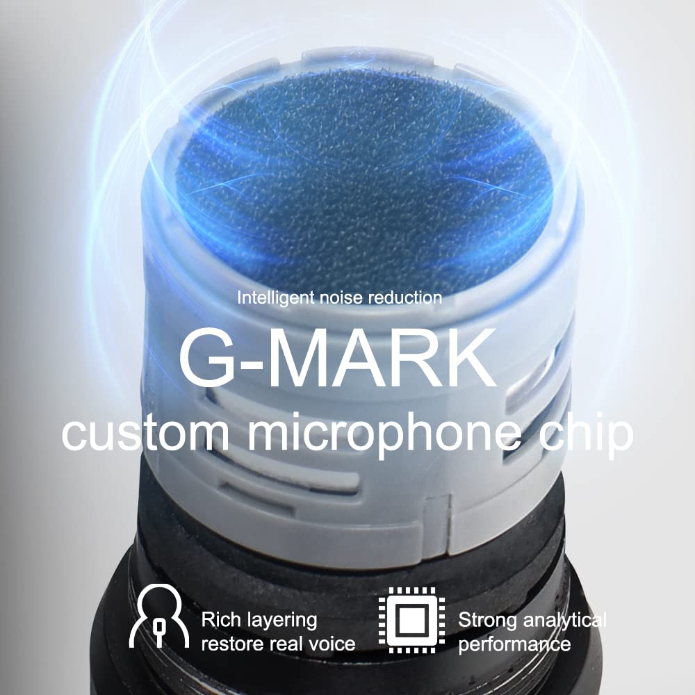 G-MARK Wireless Microphone, VHF Metal 4 Handheld Cordless Dynamic Mic System with Rechargeable Receiver, for Karaoke, Wedding, DJ, Party, Speech, Church, Class Use, (160 ft Range)-Auto Connect