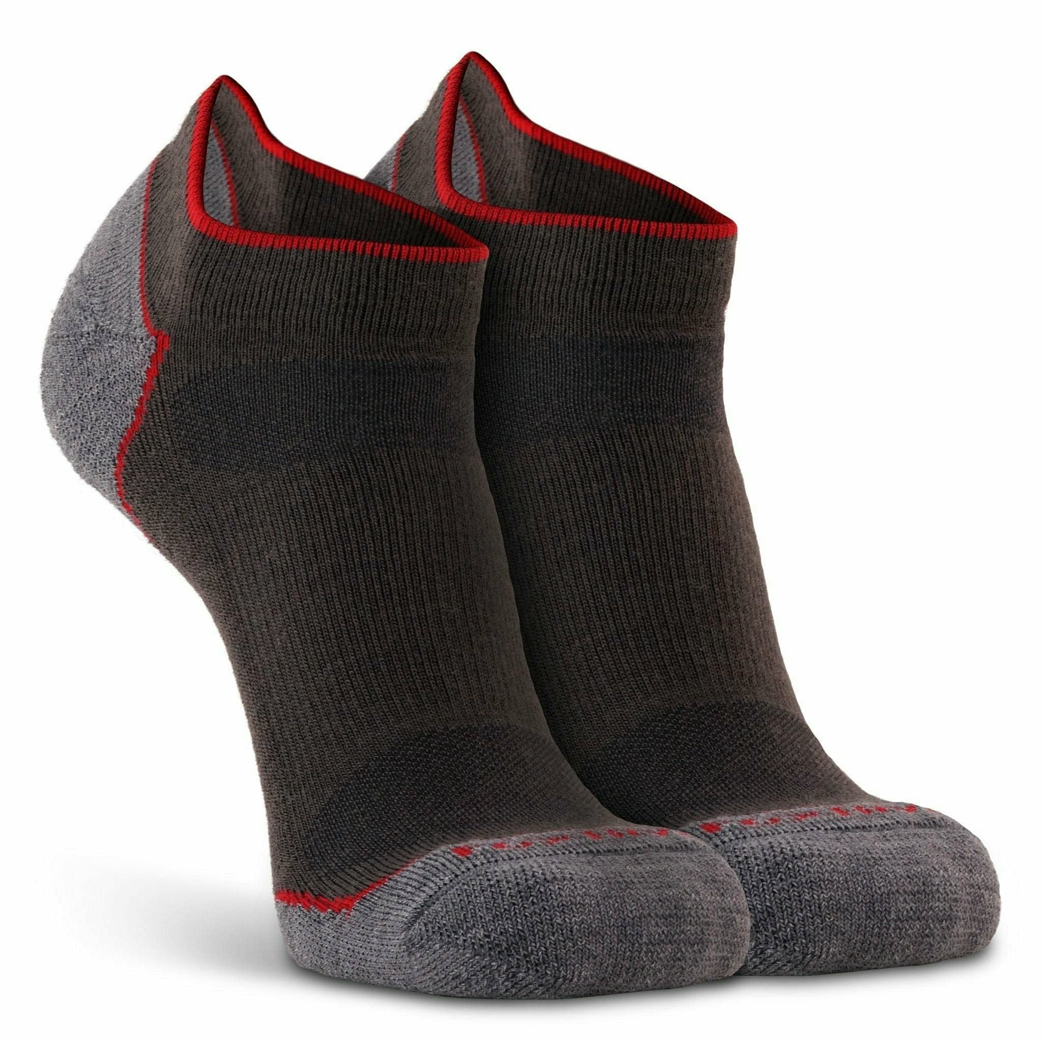 Fox River Men's Basecamp 2.0 Lightweight Ankle Socks, Charcoal, Large