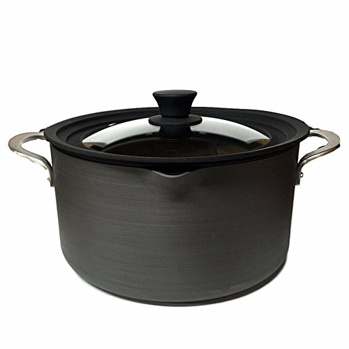 Glass Lid Universal - Graduated Kitchen Lids Multisize 8.5β / 21.5 cm, 9.25β / 23.5 cm, 10β / 25.5 cm (outer edges 10.6β / 27 cm) Diameter for Pots and Pans, Heat Resistant Silicone Rim, Round Black