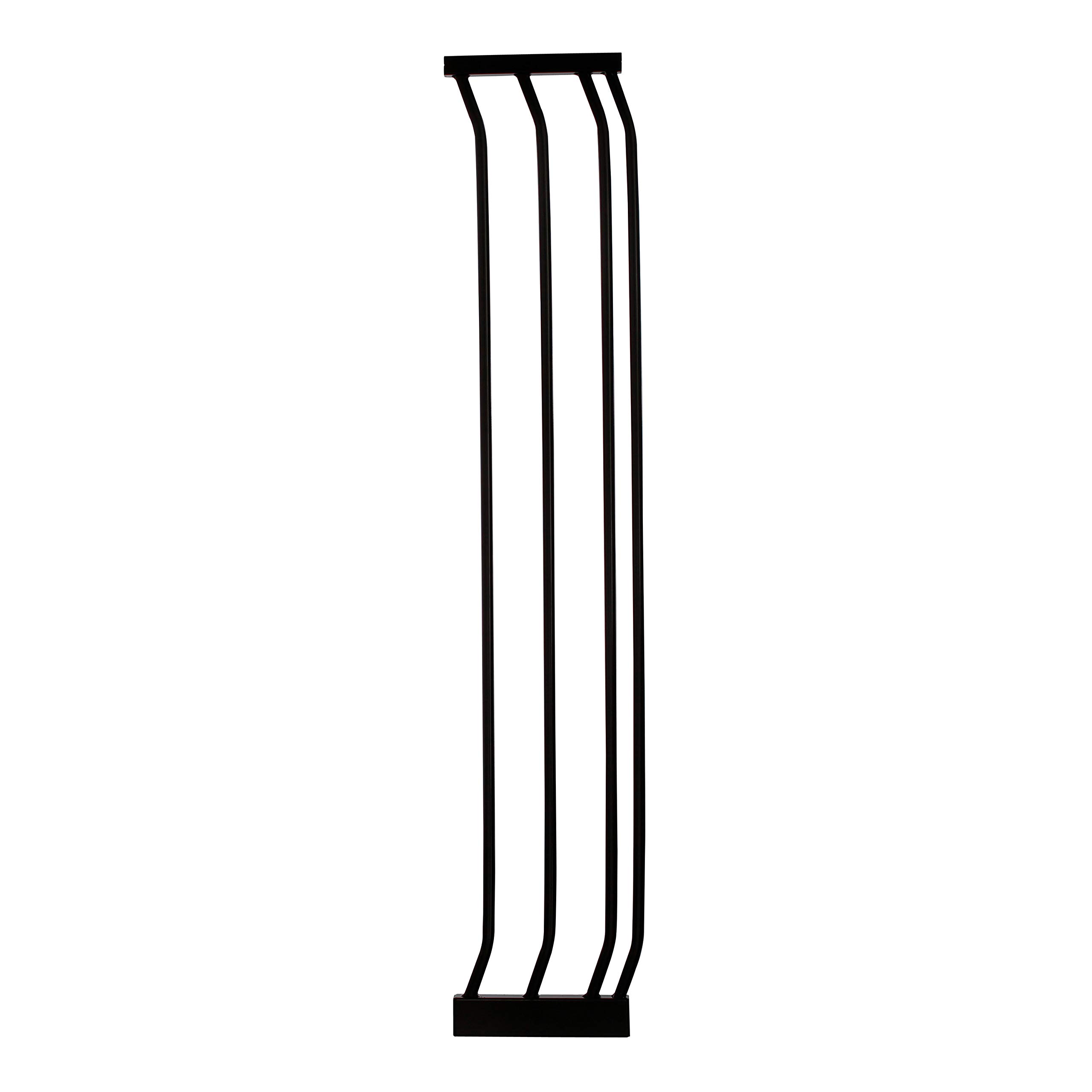 Dreambaby Chelsea Extra-Tall Baby Safety Gate Extension - 7 inches Wide - Black - Model F193B
