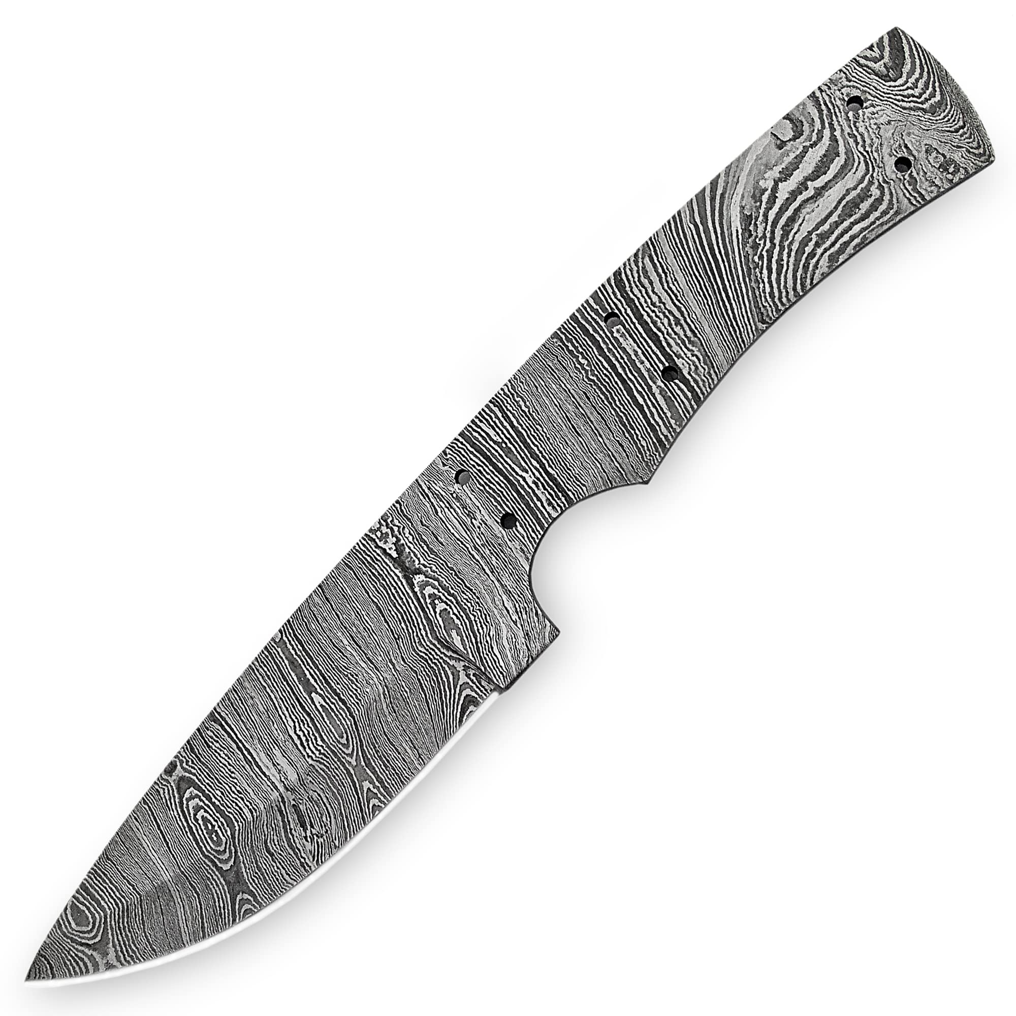 ColdLand Knives | Custom Handmade Damascus Steel Full Tang Blank Blade for Tracker Knife Making Supplies SB50