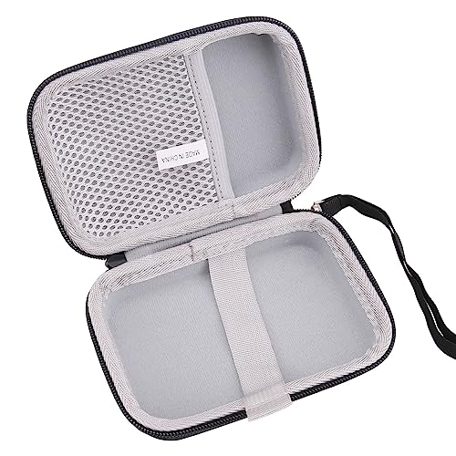 WAIYUCN Hard EVA Carrying Case for Miyoo Mini Plus,3.5 inch Retro Handheld Game Console Case. (Black)
