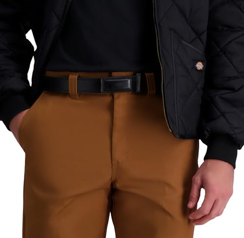 Dickies Men's No-Scratch Mechanic Belt, Black, Medium (34-36)