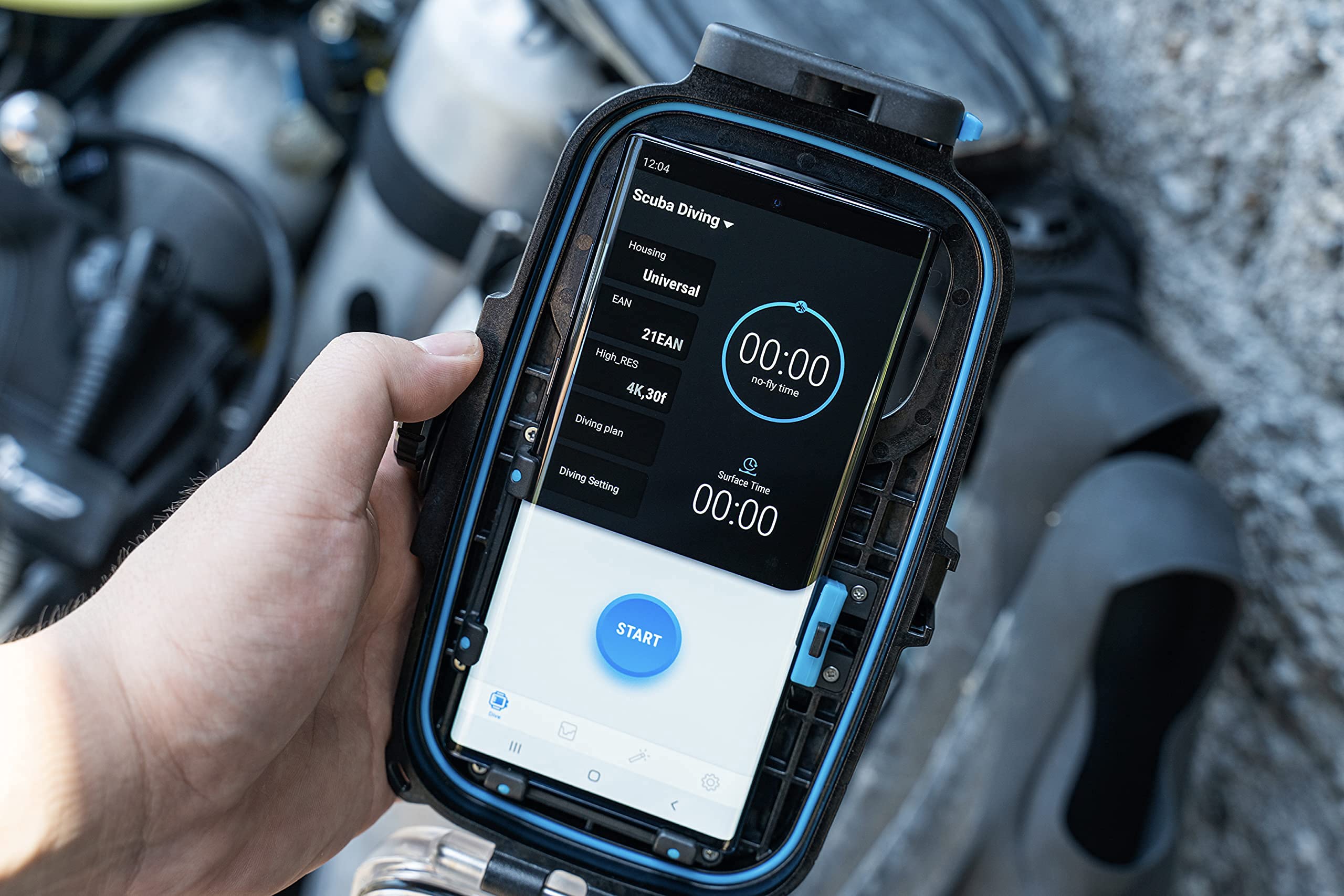 DIVEROID Waterproof Phone Case – Easy to Use Underwater Camera, Diving Computer, All-in-One Diving Gear, Universal Size