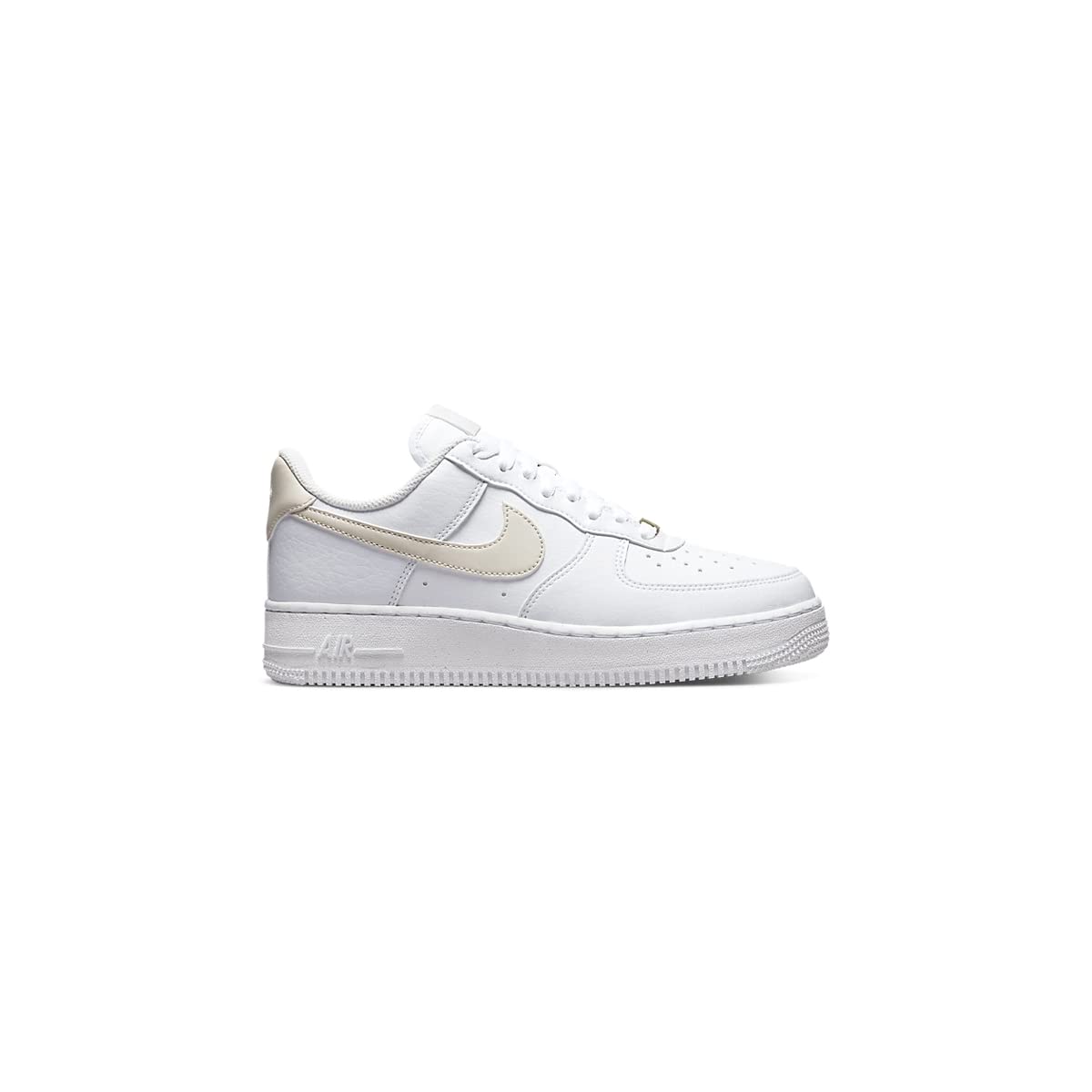 Nike Unisex Air Force 1 07 Next Nature Leather White Light Orewood Brown Trainers 10.5 W / 9 M US